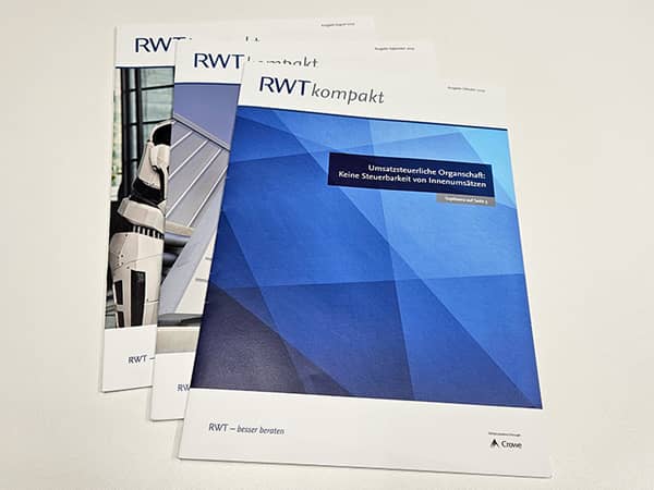 RWT · Fremd-Geschäftsführer in der GmbH seiner Ehefrau ist ...